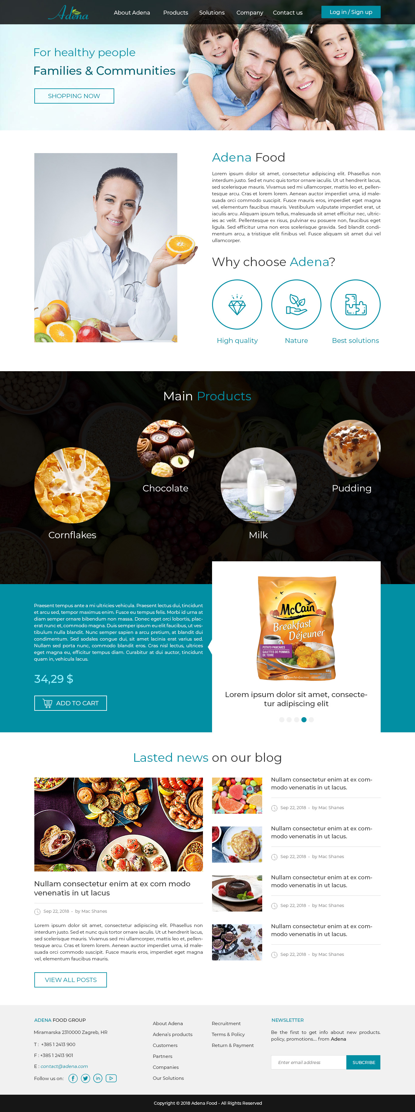 Adena Food – Lily Designer